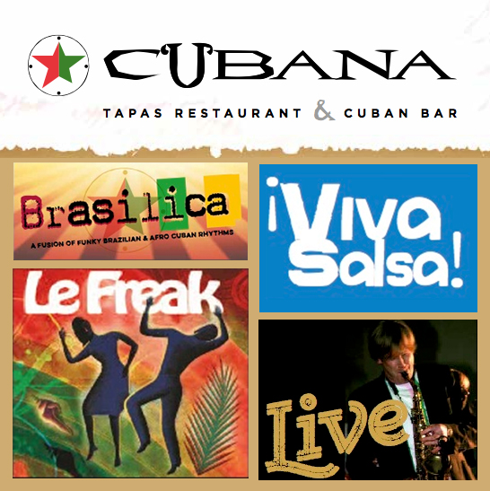 Live music on Saturday nights at Cubana Tapas Bar and Restaurant in ...
