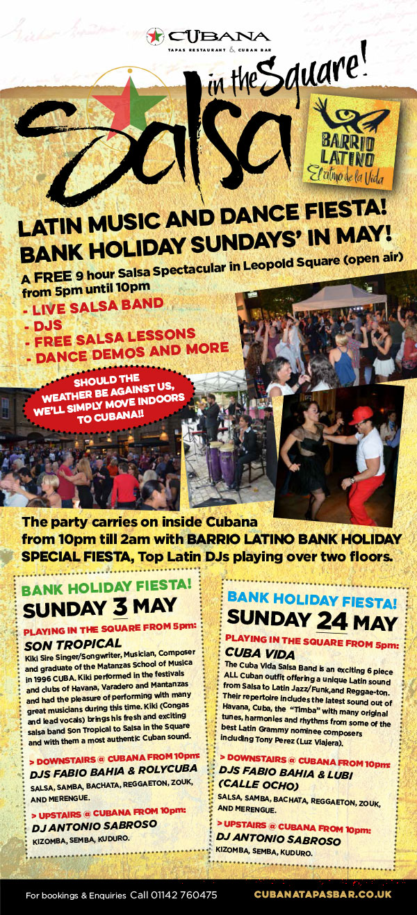 Salsa in the Square at Cubana